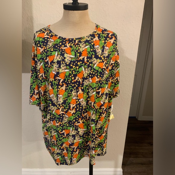 Disney | Tops | Lularoe Irma Disney Muppets Miss Piggy Kermit Tunic ...